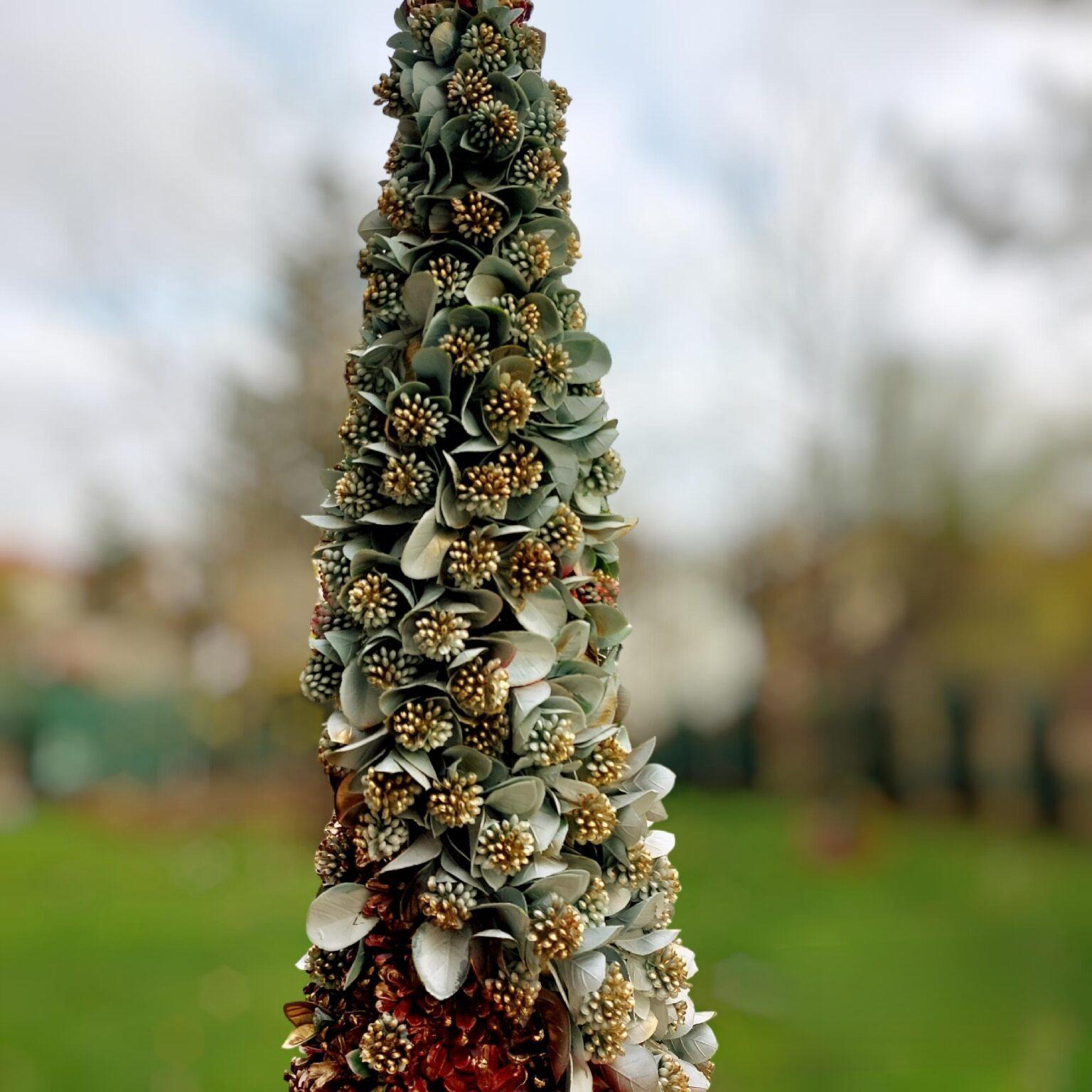 Alternativă brad Crăciun conuri pin 145 cm - Minina Handmade