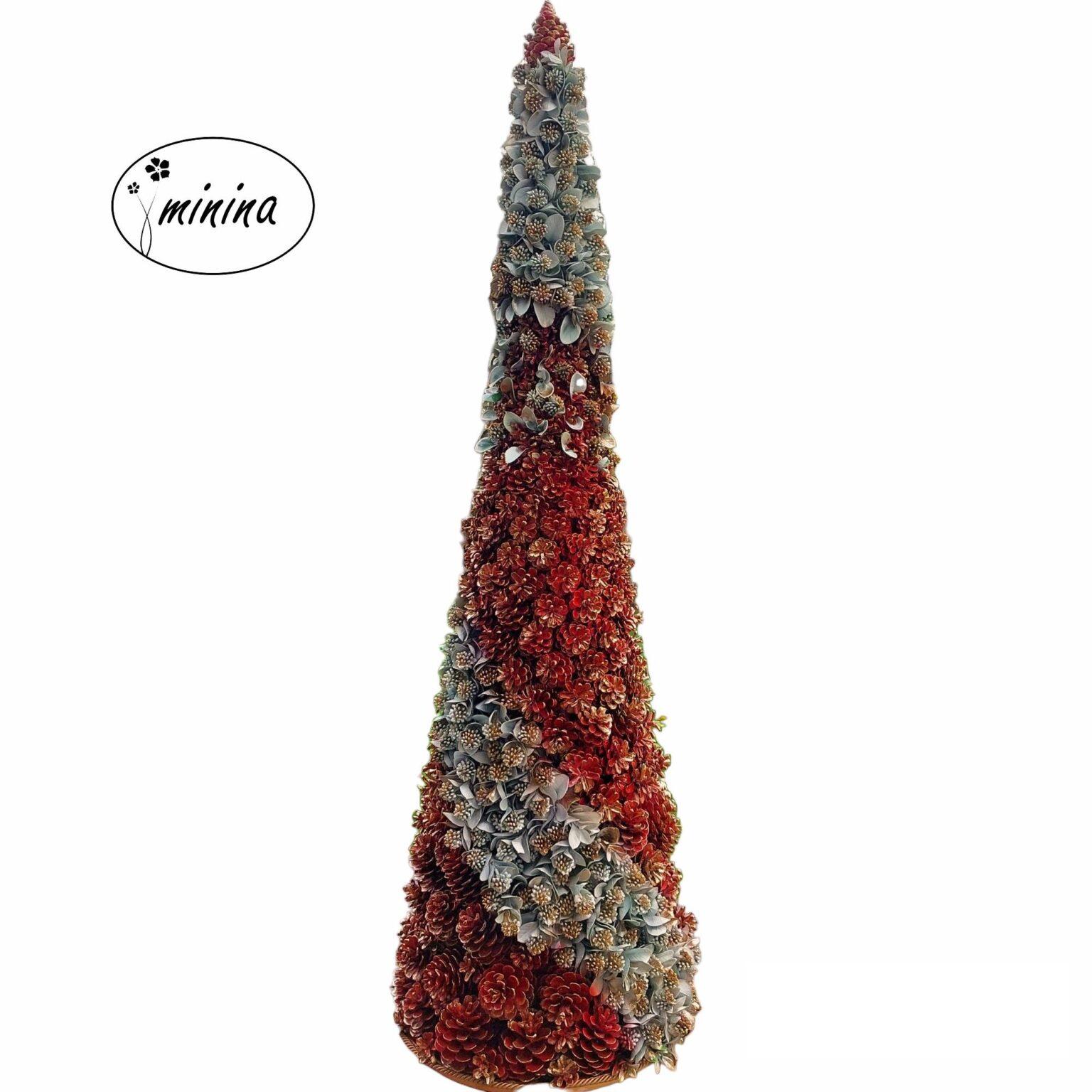 Alternativă brad Crăciun conuri pin 145 cm - Minina Handmade